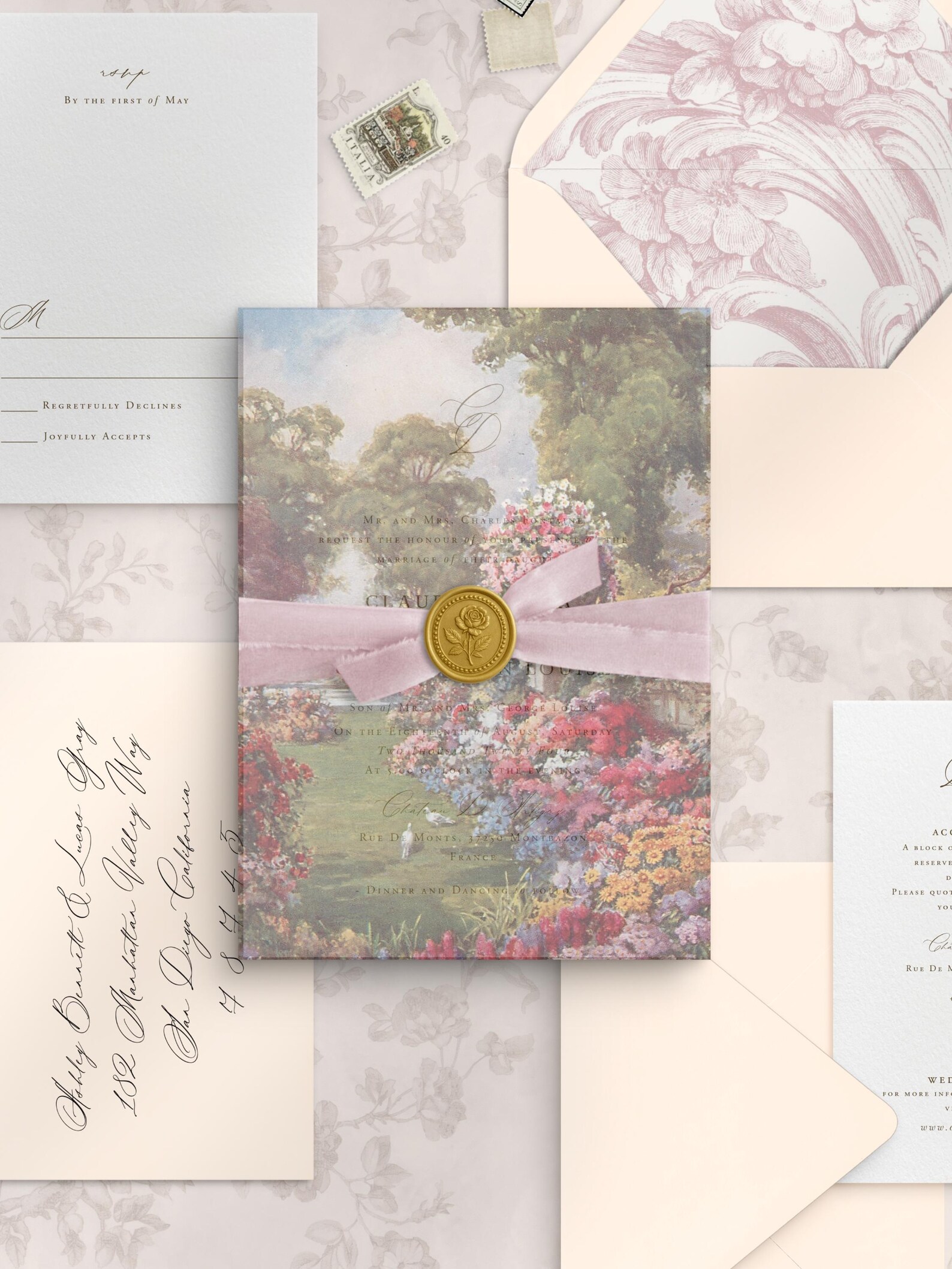 Printable Vellum Overlay for Wedding Invitation Card, Fine Art Vellum ...