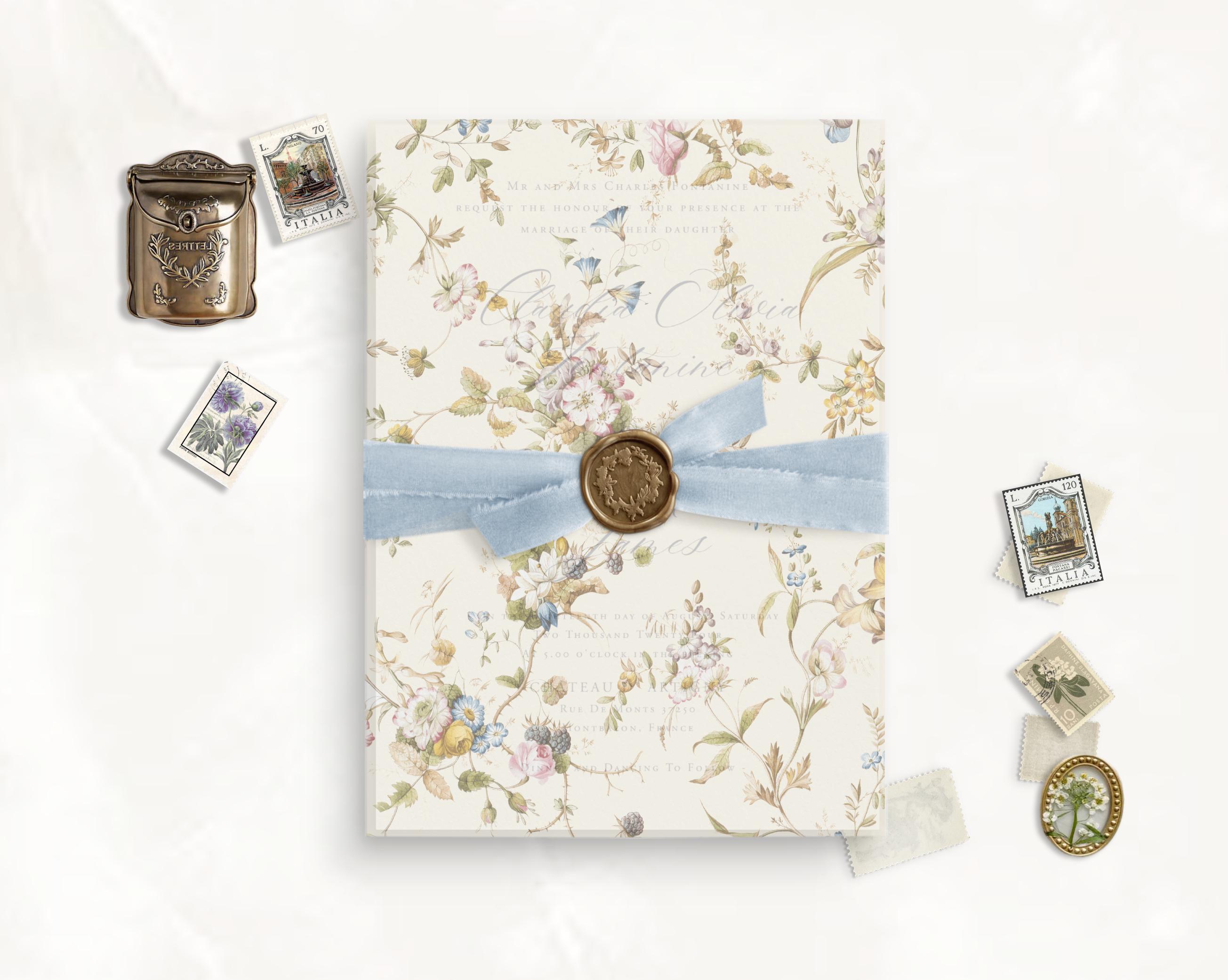 Printable Vellum Overlay for Wedding Invitation Card, Fine Art Vellum ...