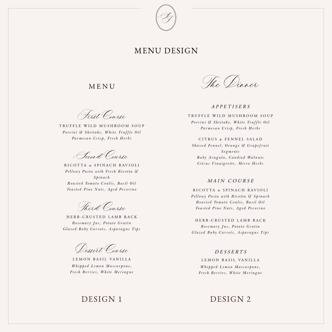 Printed Silk Menu, Gold Foil Letterpress Menu, Cloth Menu, Custom ...