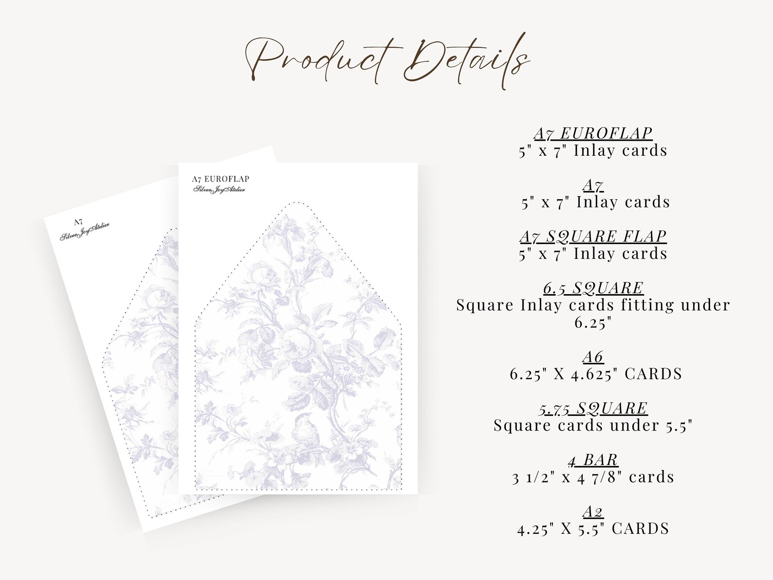 Mauve French Rose Toile Printable Envelope Liner, A7, Euro Flap, Square ...