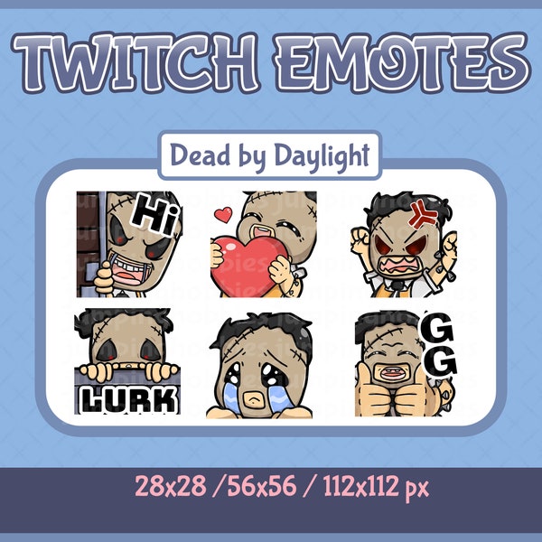 Chibi dbd emotes - Etsy México