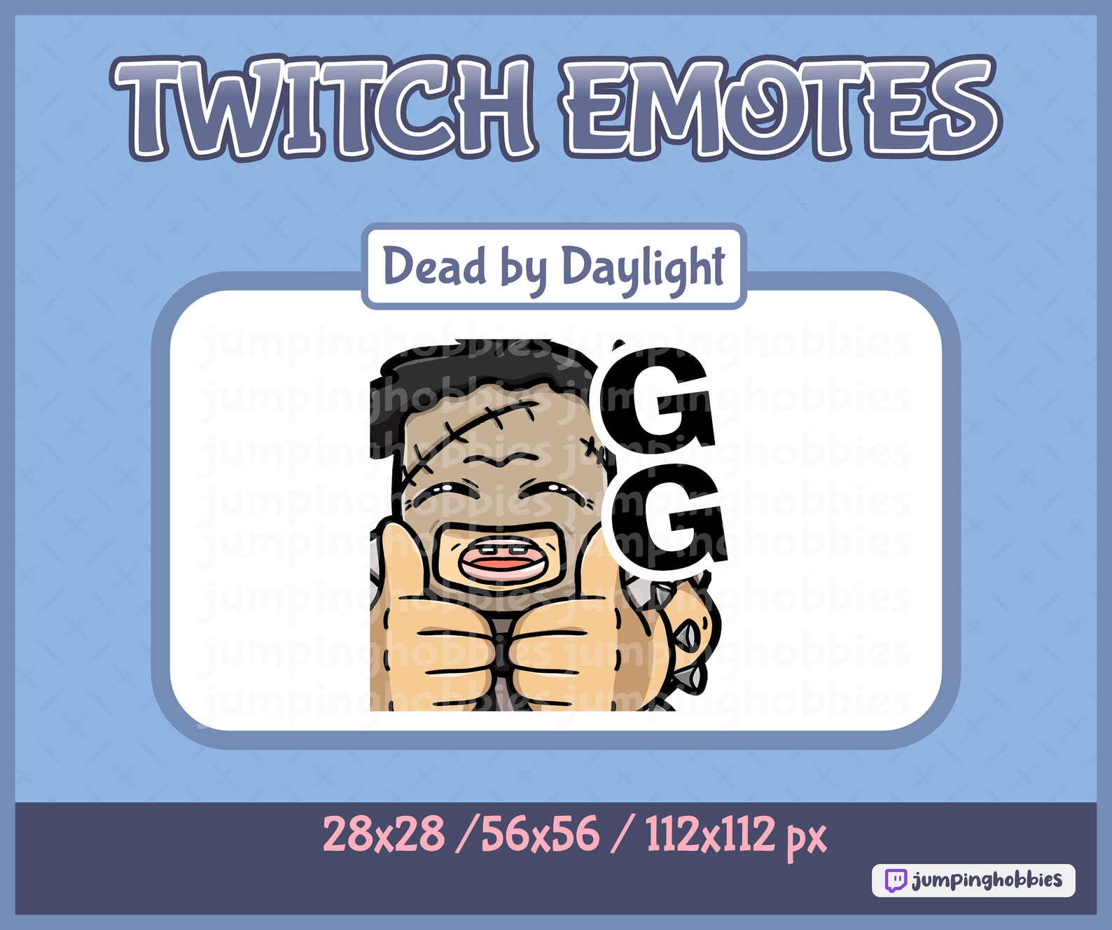 DBD GG Kawaii Chibi Bubba Emote Twitch or Discord Cute | Etsy UK