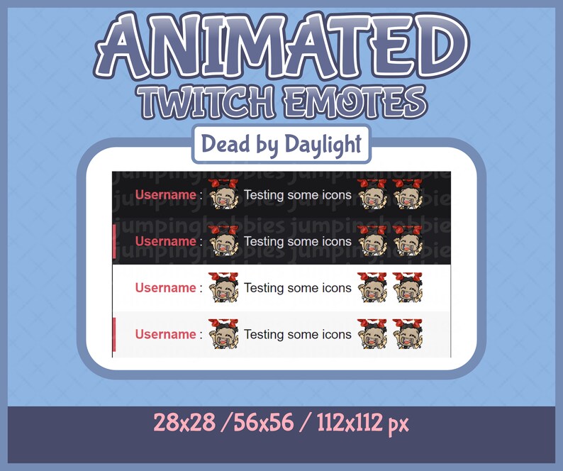 Animated DBD Hype Bloodpoint Bubba Emote Twitch or Discord Animated ...