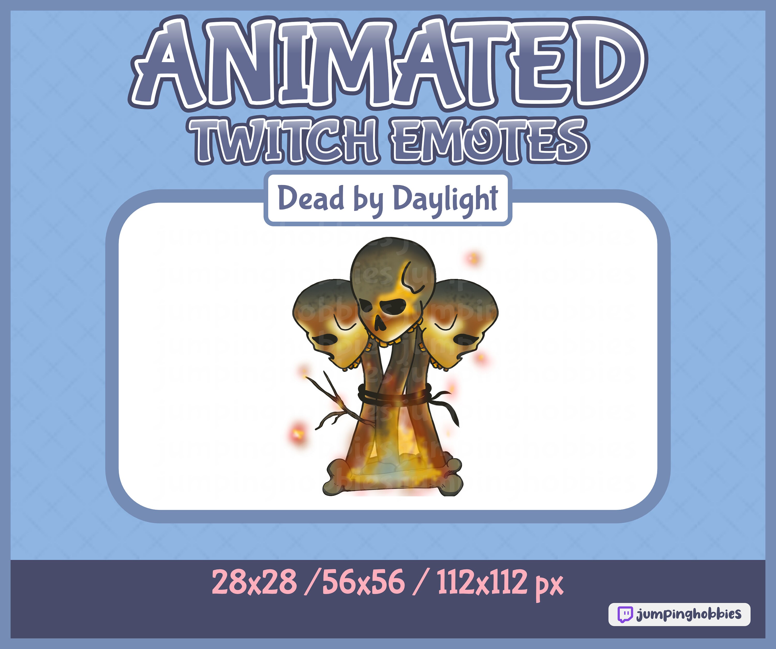 Animated DBD Killer Hex Totem Emote Twitch or Discord - Etsy