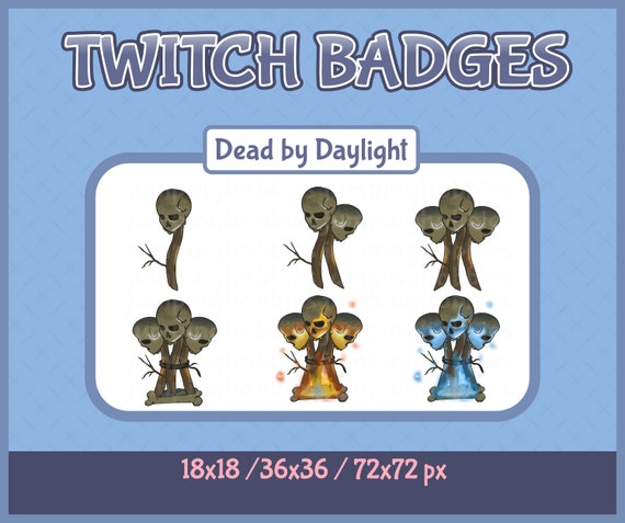 DBD Subscriber Badges Hex Totem Twitch Sub/bits Badges - Etsy