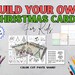 Coloring Christmas Cards for Kids: DIY Holiday Activity (PDF) - Etsy