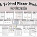 Back to School Planner Printable – Kids Daily School Checklist, Kids ...