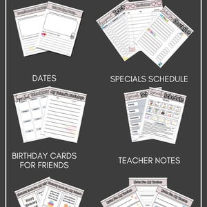 Back to School Planner Printable: Kids Daily Checklist & Schedule ...