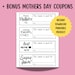 All About Mom Printable: Kids Questionnaire & Coupons (DIY Gift) - Etsy