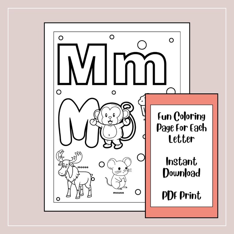 Alphabet Letter Coloring Pages for Kids, Toddler Coloring Pages Abcs ...