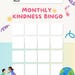 Kindness Bingo for Kids, Kindness Bingo for Toddlers, Kindness Bingo ...