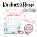 Kindness Bingo for Kids, Kindness Bingo for Toddlers, Kindness Bingo ...