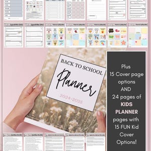 Back to School Planner Printable – Kids Daily School Checklist, Kids ...