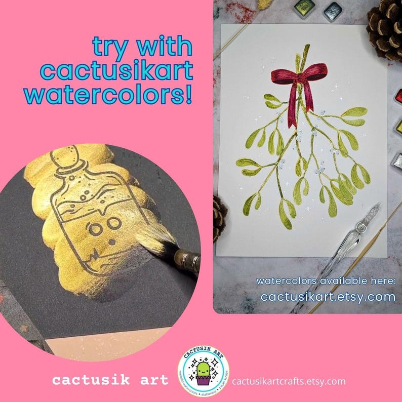 Holiday Mistletoe Coloring Page, Festive Family Activity, Printable ...