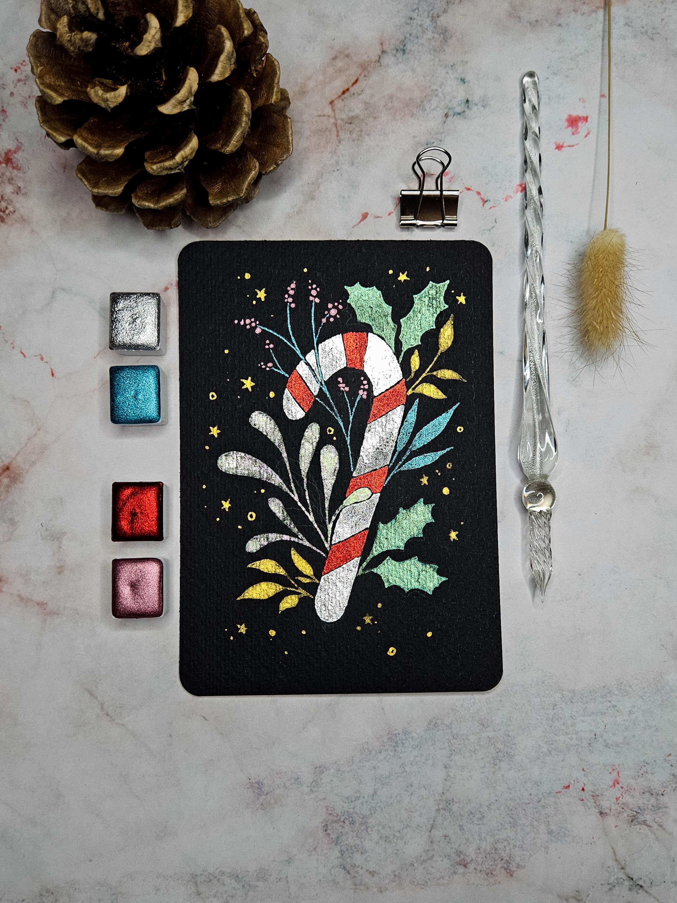 Printable Candy Cane Coloring Page, Holiday Art for Family Time, Fun ...