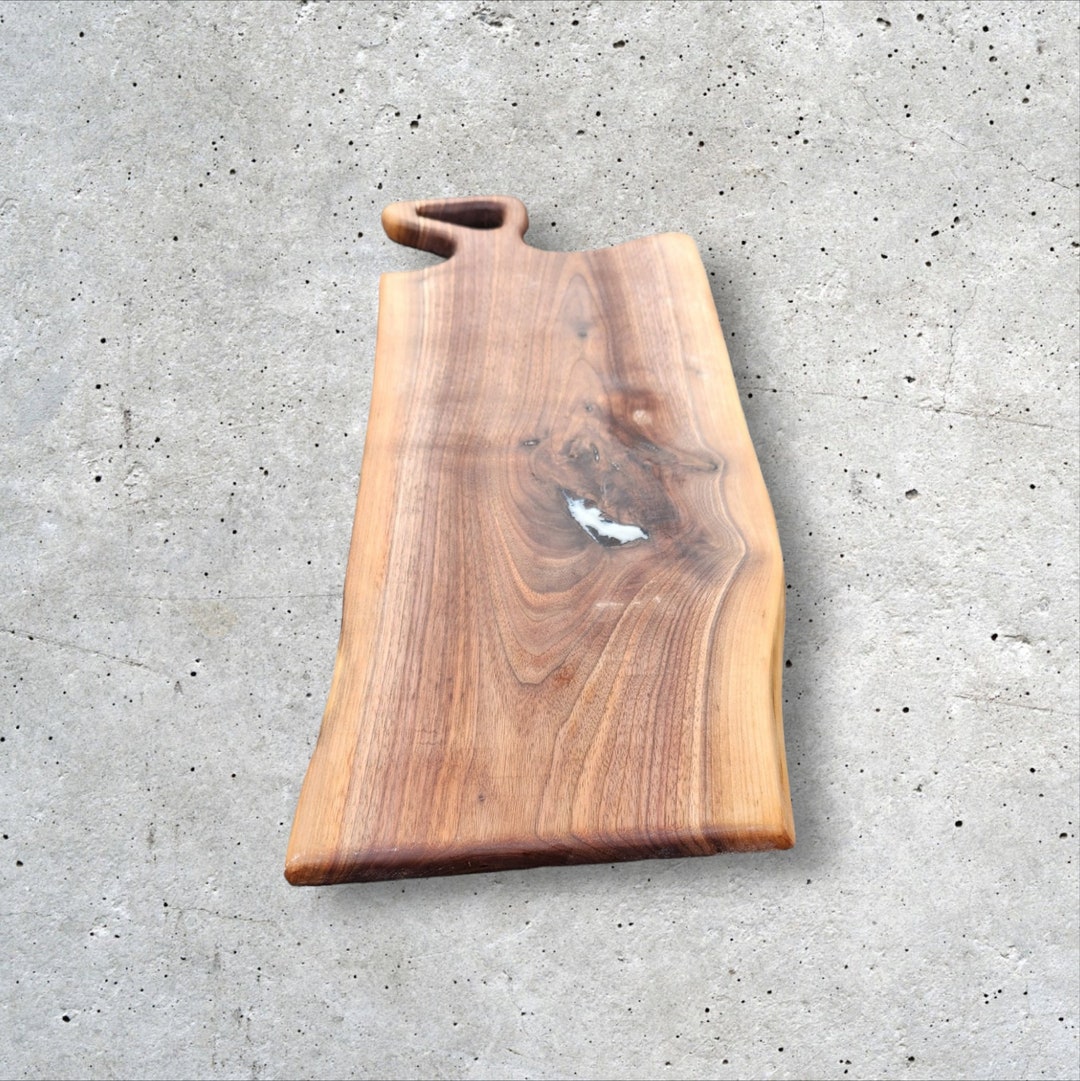 Black Walnut Charcuterie Board With Handle 24x9 , Large Serving Board ...