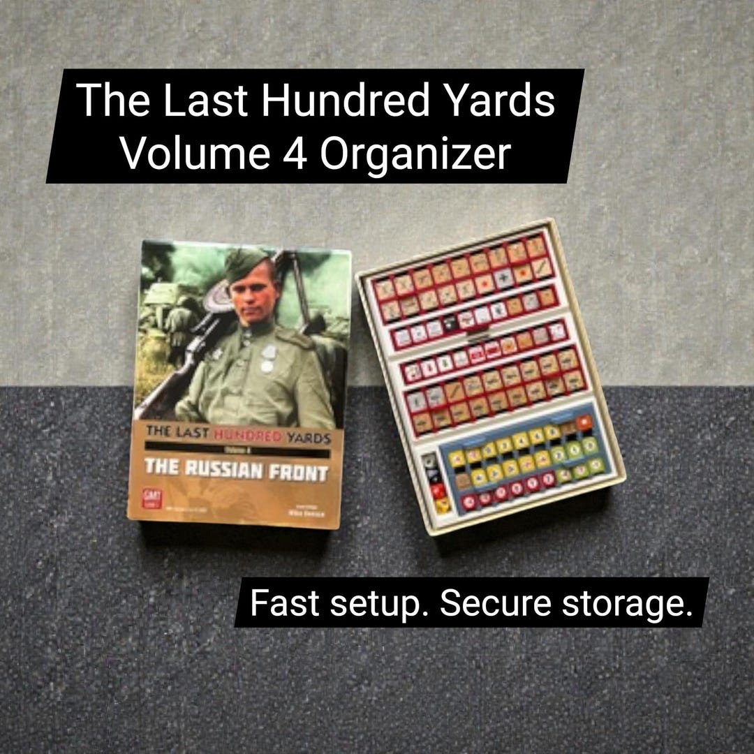 The Last Hundred Yards: the Russian Front Game Organizer | 3D Printed ...