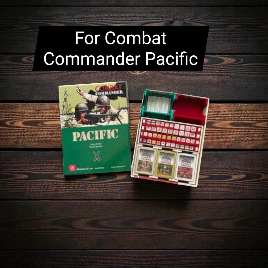Combat Commander Pacific Game Organizer | 3D Printed In-box Storage - Etsy