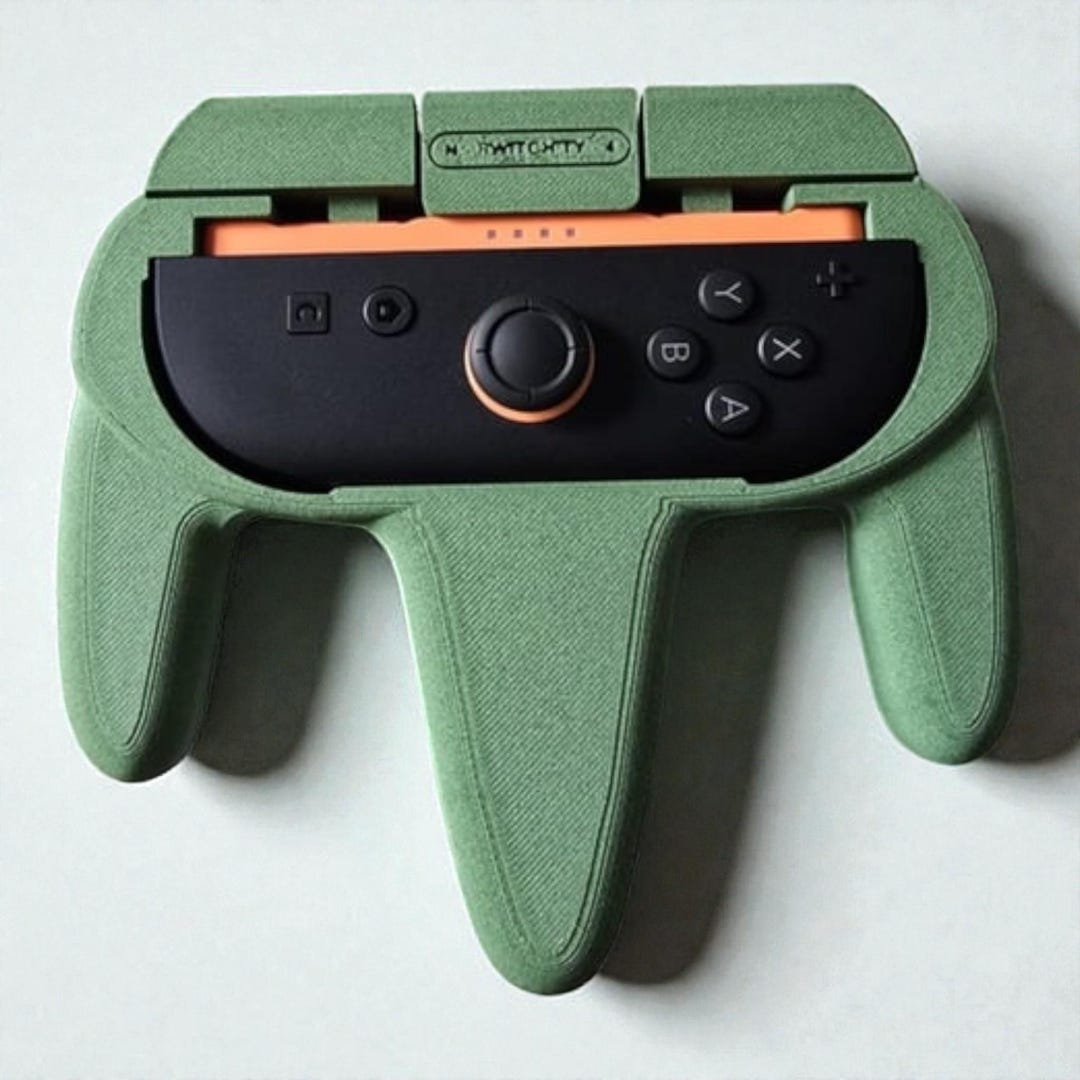 Nintendo Switch 2 N64 Style Controller Grip | Retro N64 Feel for Switch ...