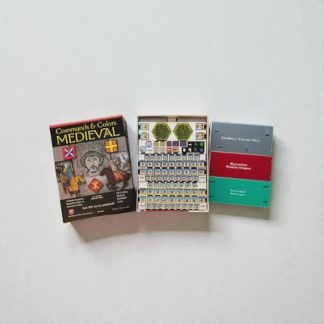 Commands & Colors: Medieval Organizer | 3D Printed GMT Game Insert and ...