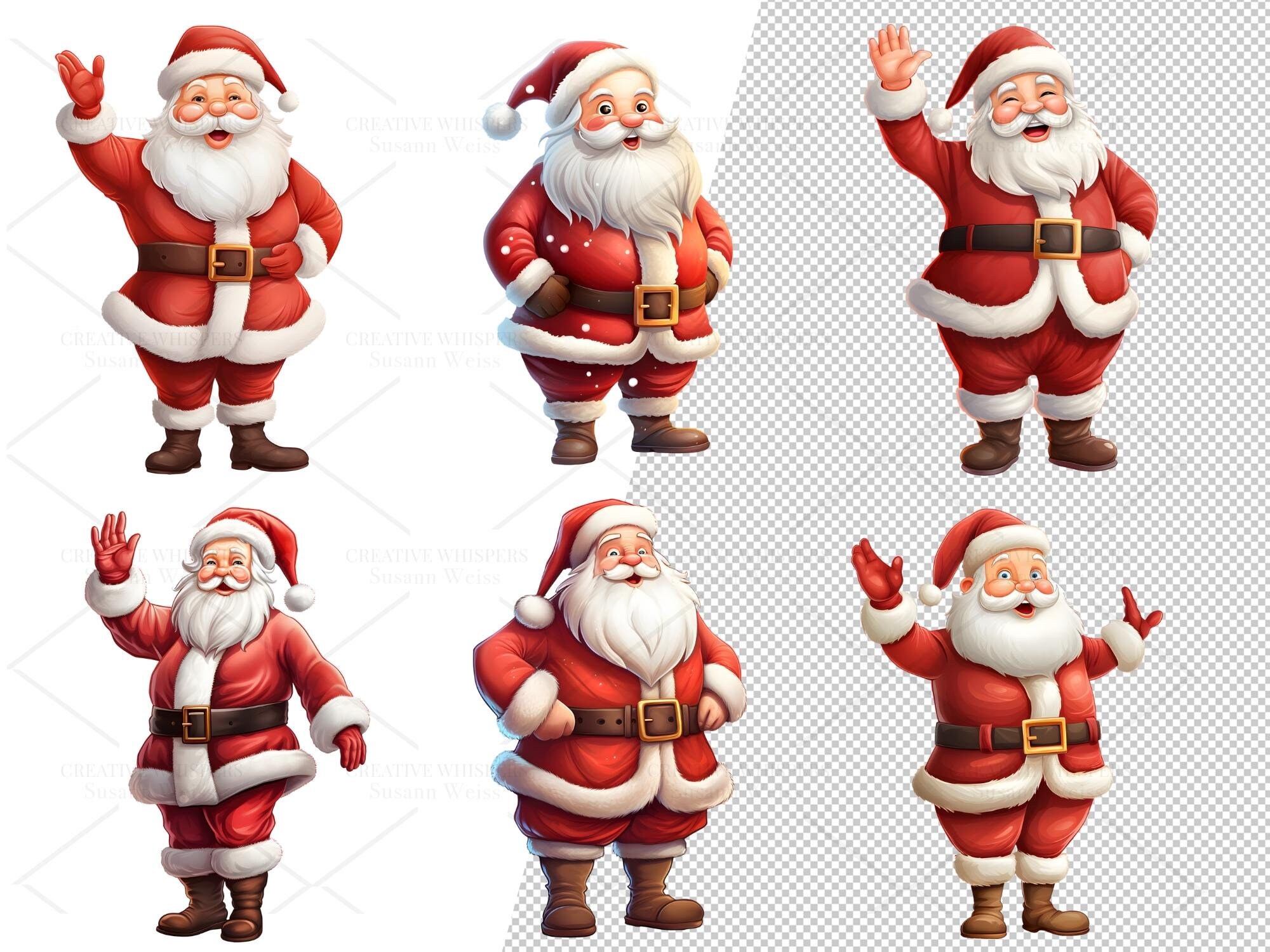 30 Digital Cute Christmas Clip Art Set, Cute Christmas Sticker ...
