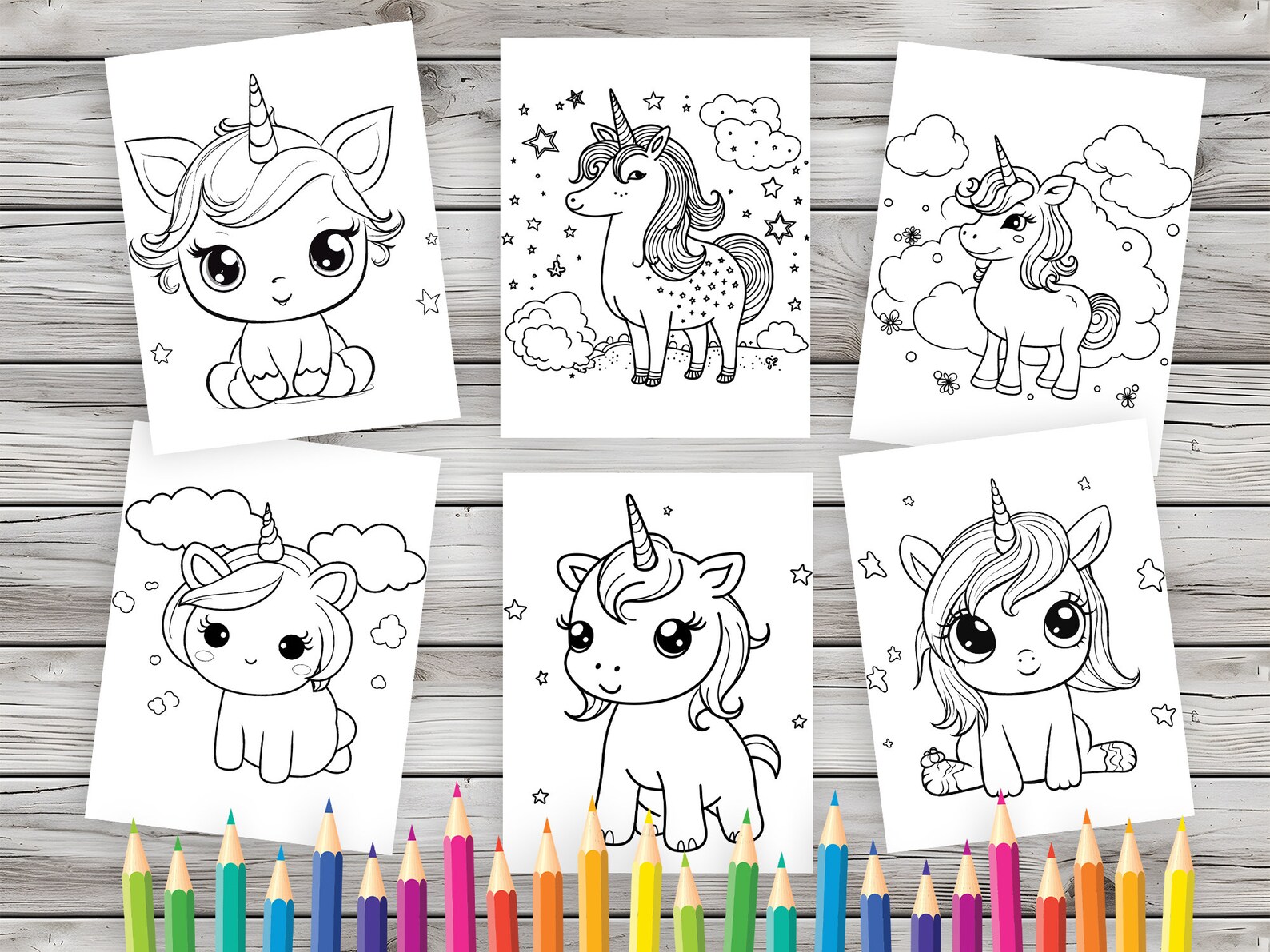17 Cute Unicorn Coloring Pages – Magical Printable Activity Set for ...