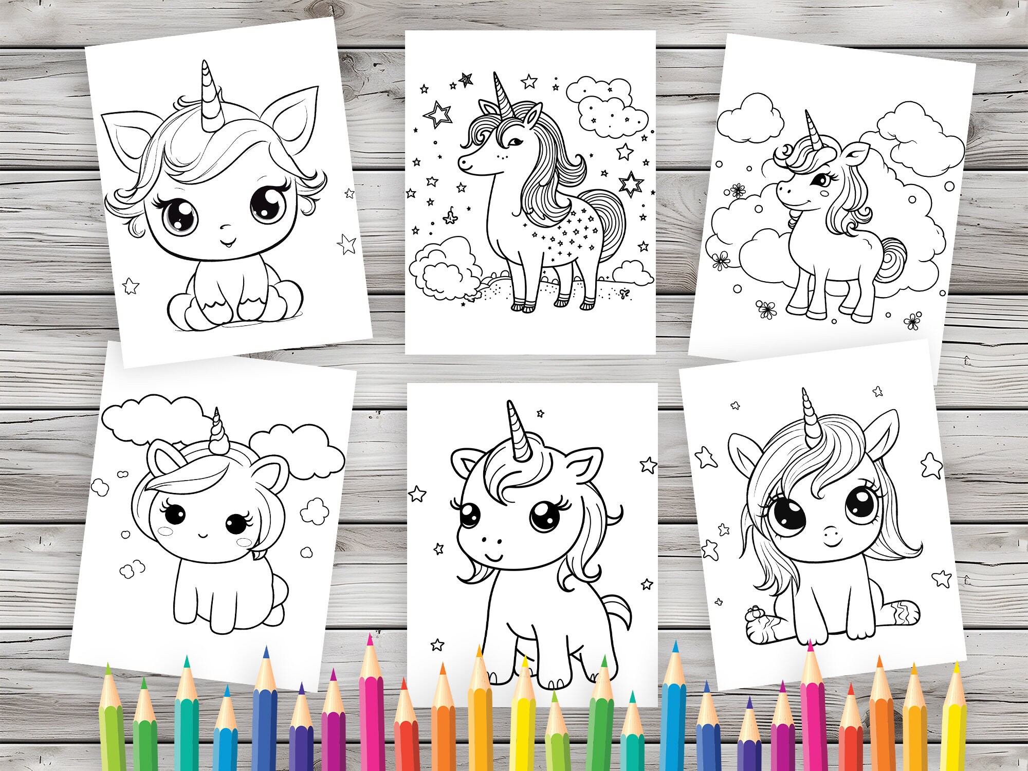 17 Cute Unicorn Coloring Pages – Magical Printable Activity Set for ...