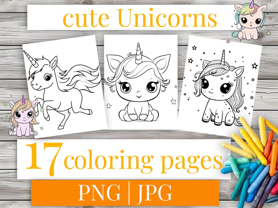 17 Cute Unicorn Coloring Pages – Magical Printable Activity Set for ...