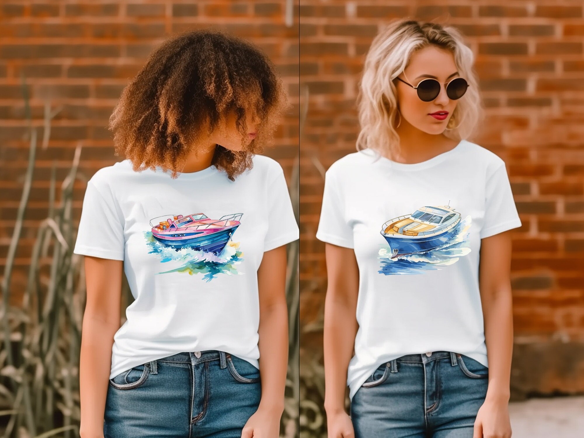 20 Watercolor Speedboat, Vehicle, SVG, PNG, Commercial Use, Clipart ...