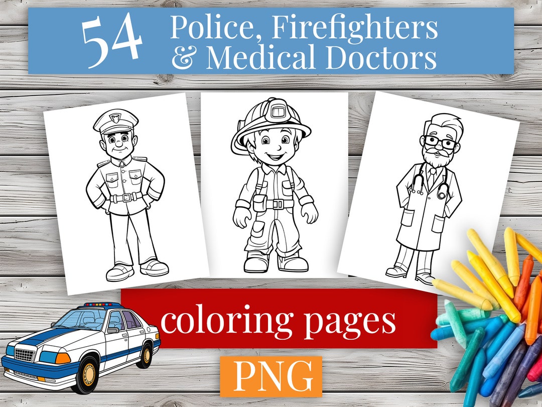 54 Job Coloring Elements for Coloring Book, Job Coloring Pages ...