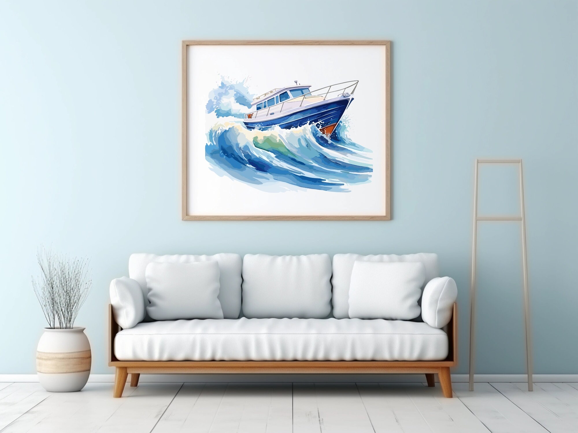 20 Watercolor Speedboat, Vehicle, SVG, PNG, Commercial Use, Clipart ...