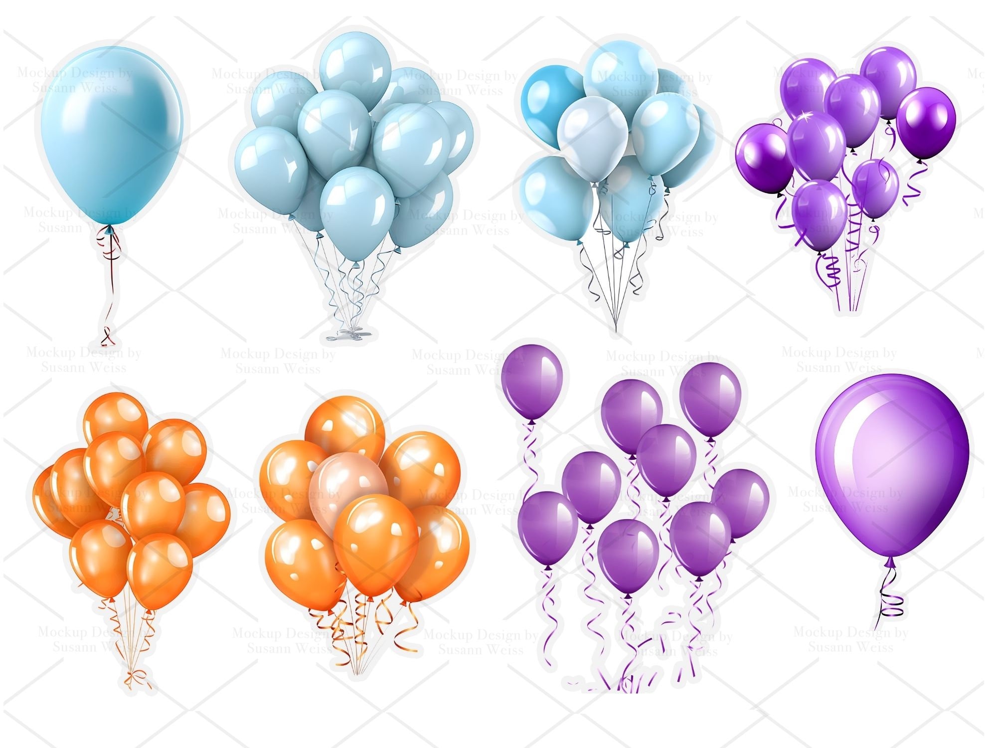 32 Digital Clipart Set With Birthday Clip Arts, Birthday Sticker Set ...
