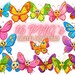 Cute Butterflies Cartoon Sticker, Clipart Bundle 16 High Quality Pngs ...