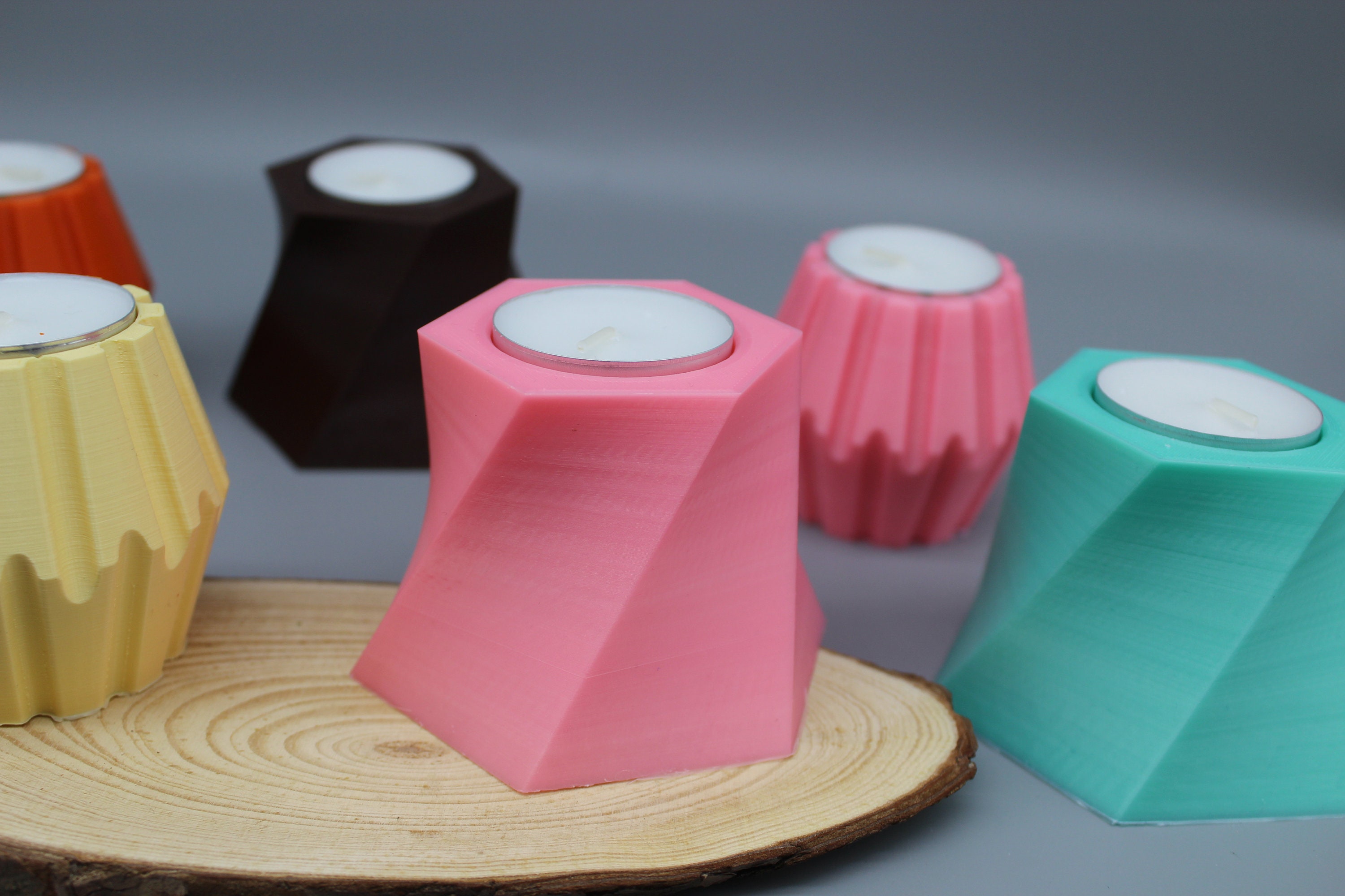 Candlesticks 3D Printing STL Files Digital Instant Download. Two ...