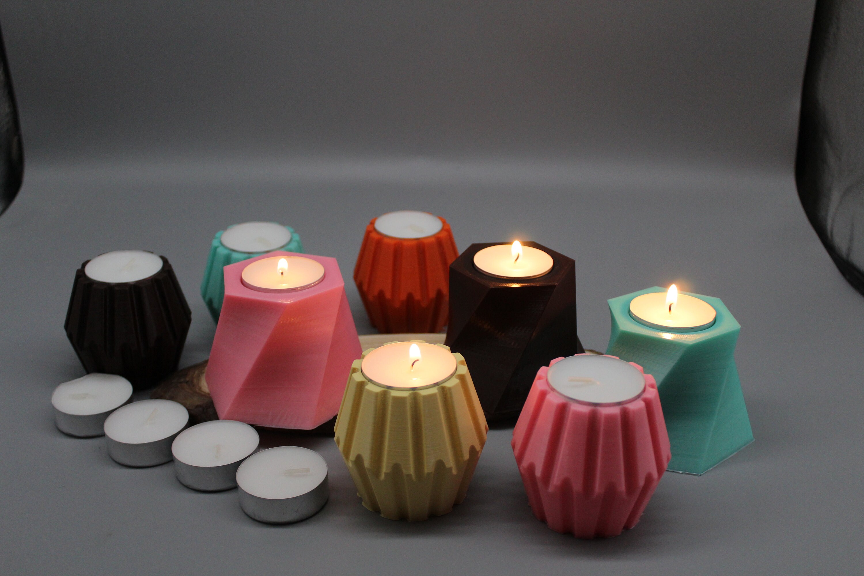 Candlesticks 3D Printing STL Files Digital Instant Download. Two ...