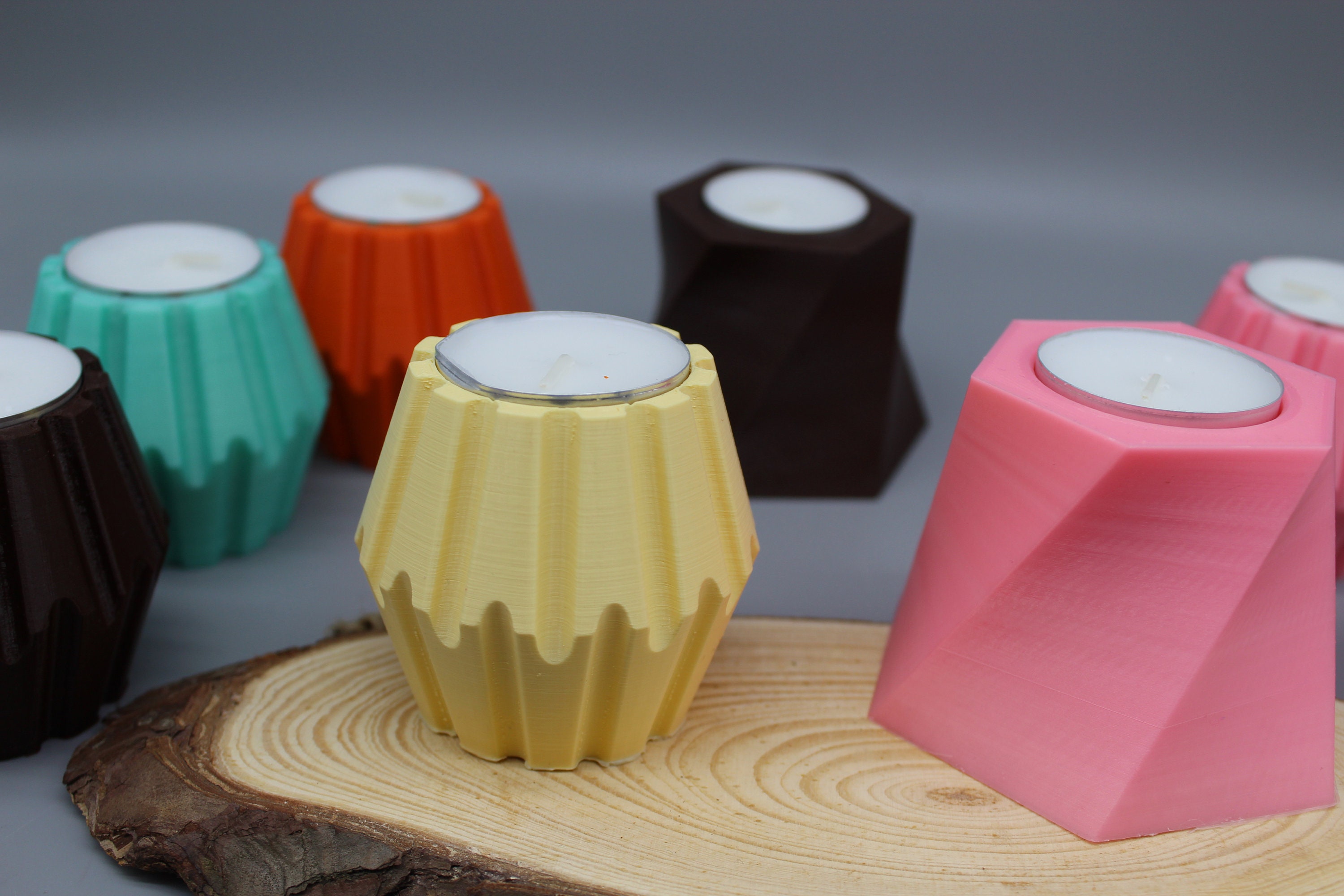 Candlesticks 3D Printing STL Files Digital Instant Download. Two ...