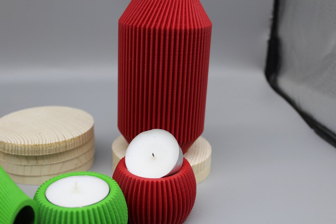 Vase and Candlestick 3D Printing STL File Digital Instant - Etsy