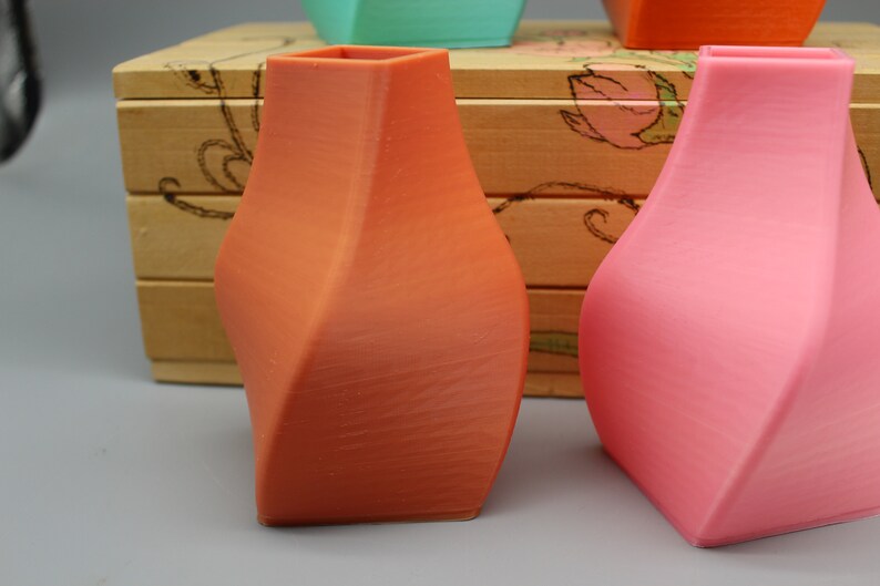 Vase. 3D Printed Vase for Dried Flowers. PLA Eco Material. 5 height. Home Decor.dried Flowers ...