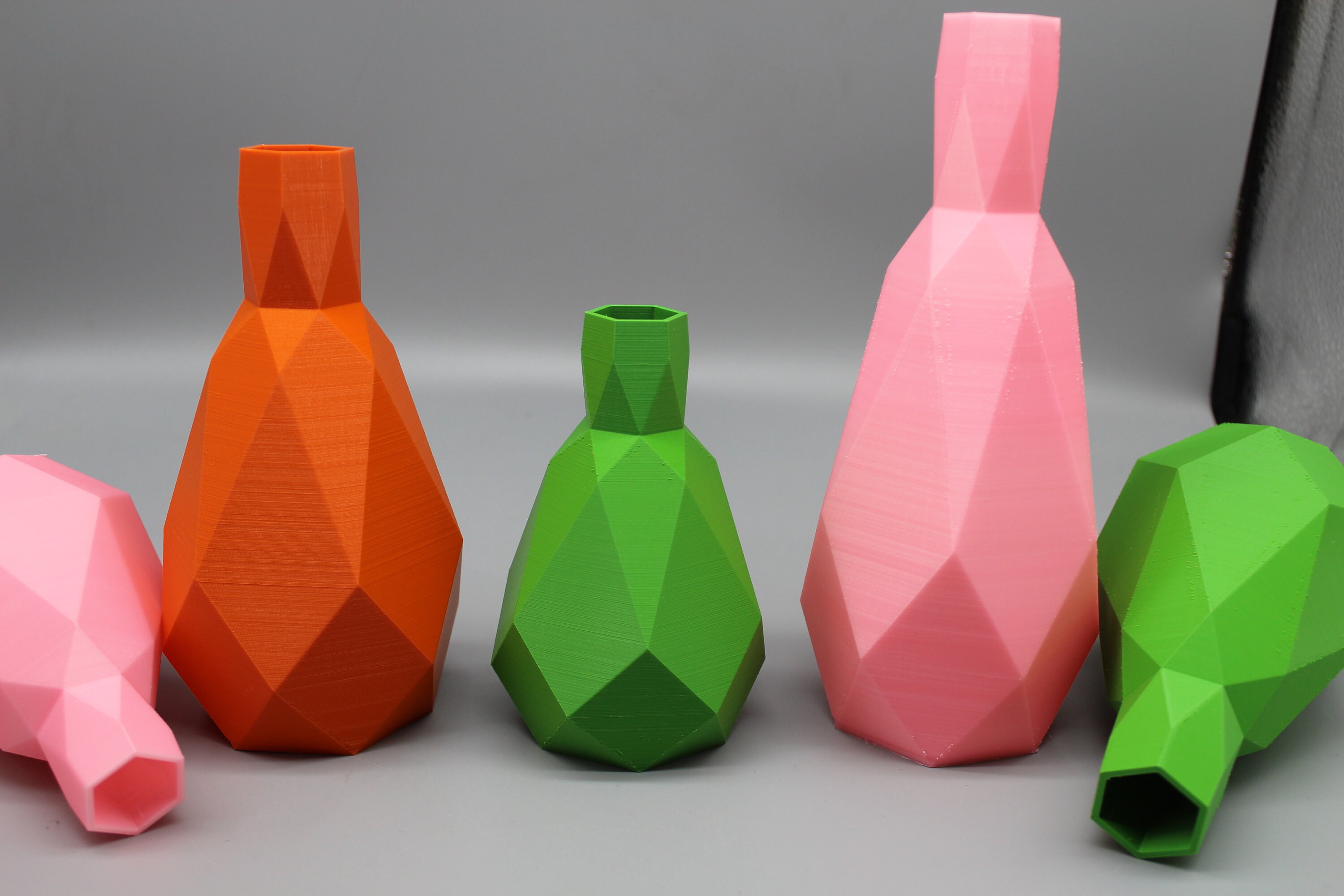 Vase 3D Printing STL Files Digital Instant Download. Three Sizes of ...