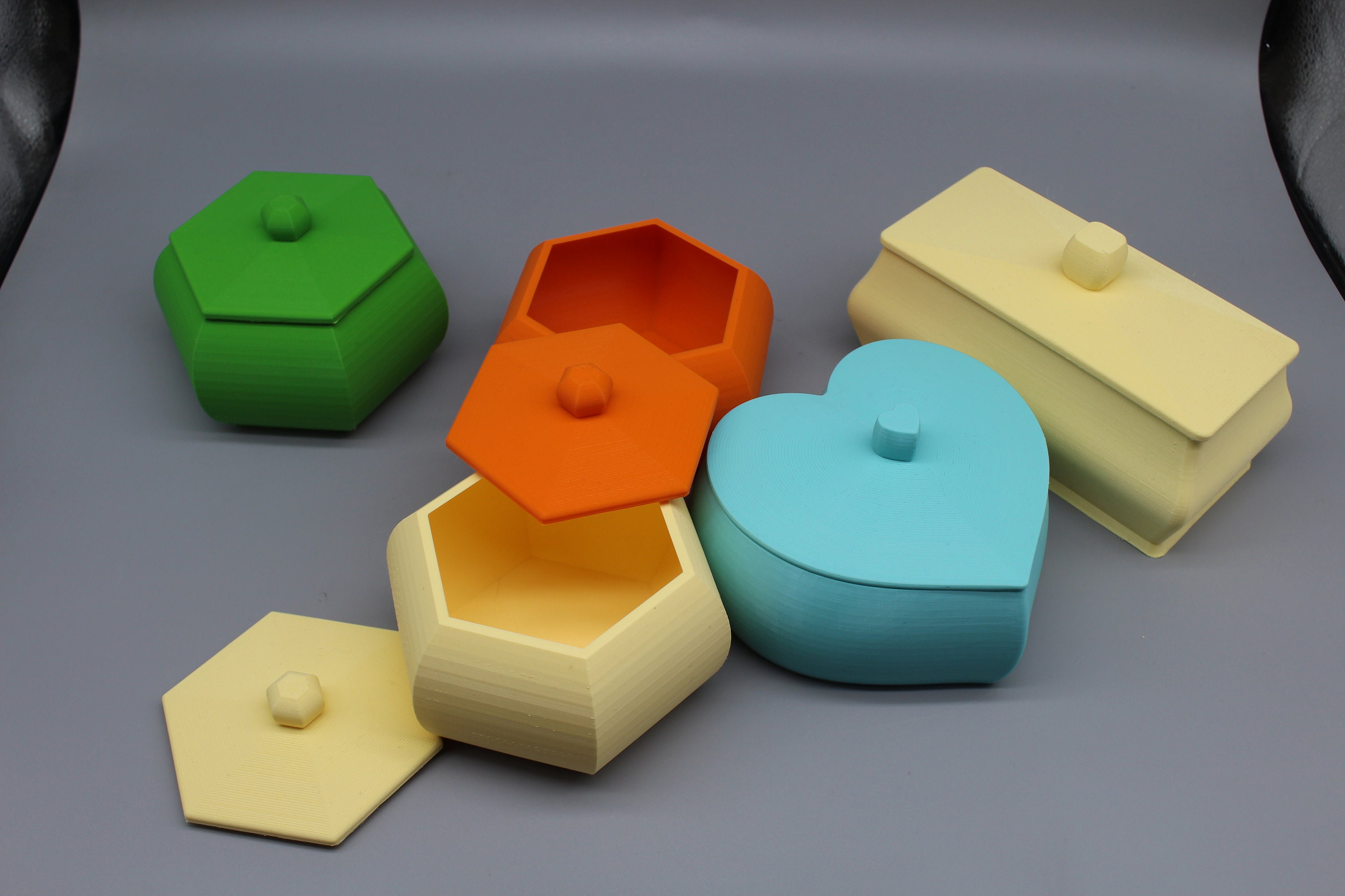 3D Printed Boxes. PLA Eco Material. Jewelry Boxes. Boxes. - Etsy