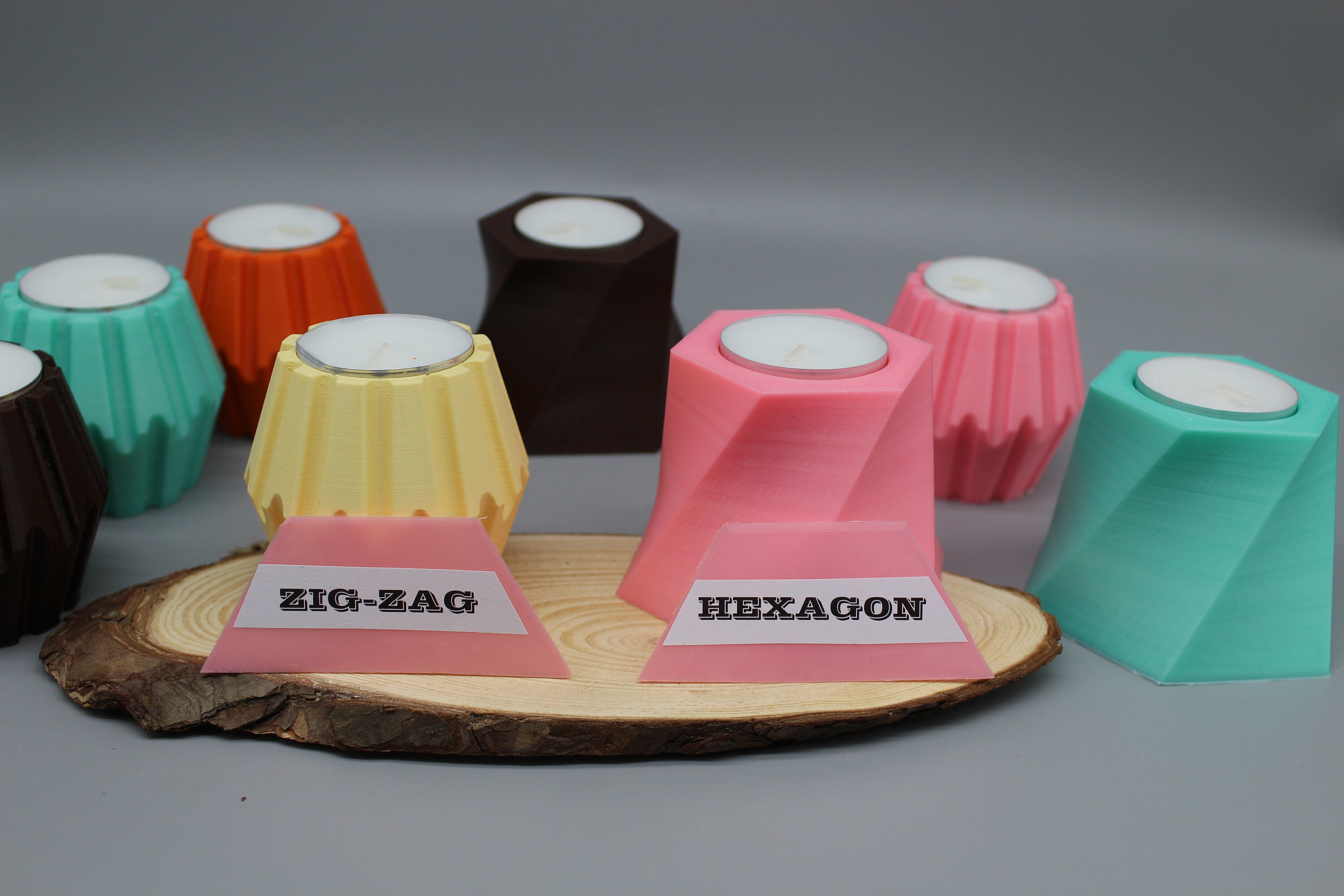 Candlesticks 3D Printing STL Files Digital Instant Download. Two ...