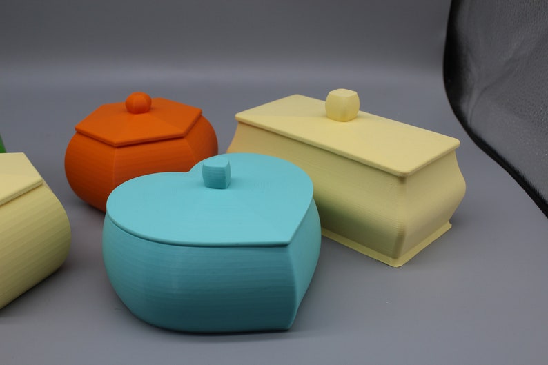 3D Printed Boxes. PLA Eco Material. Jewelry Boxes. Boxes. - Etsy