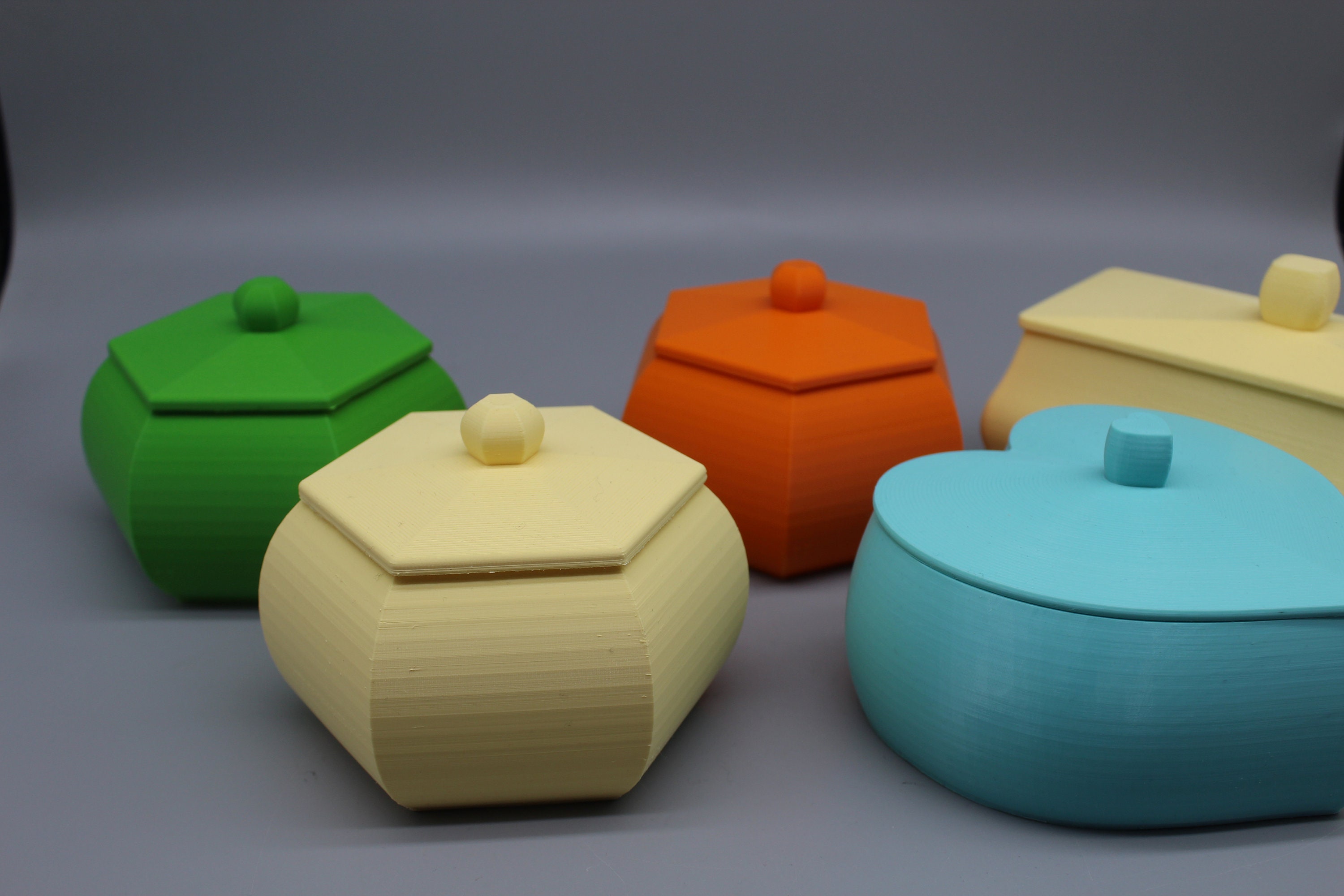 3D Printed Boxes. PLA Eco Material. Jewelry Boxes. Boxes. - Etsy