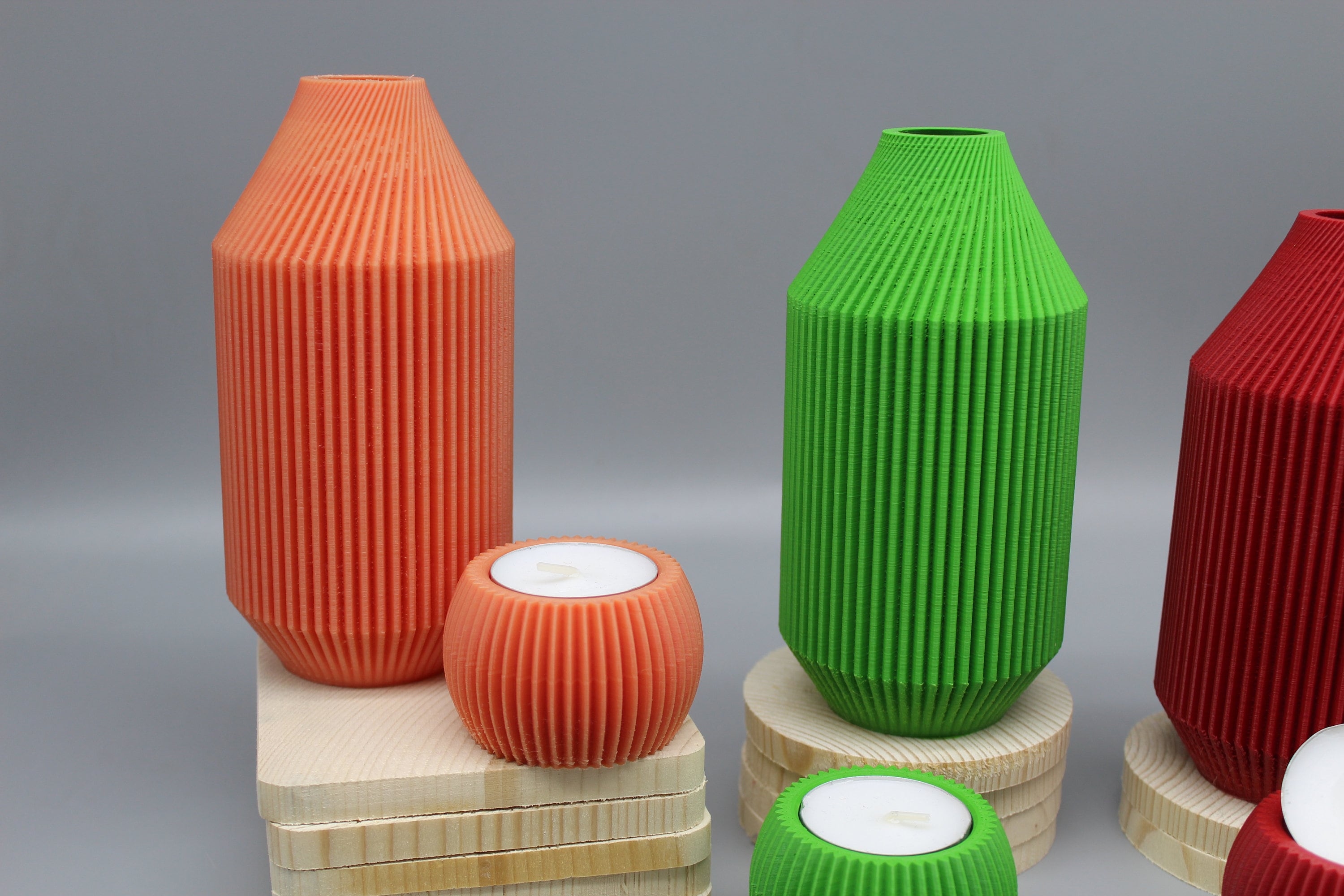 Vase and Candlestick 3D Printing STL File Digital Instant - Etsy