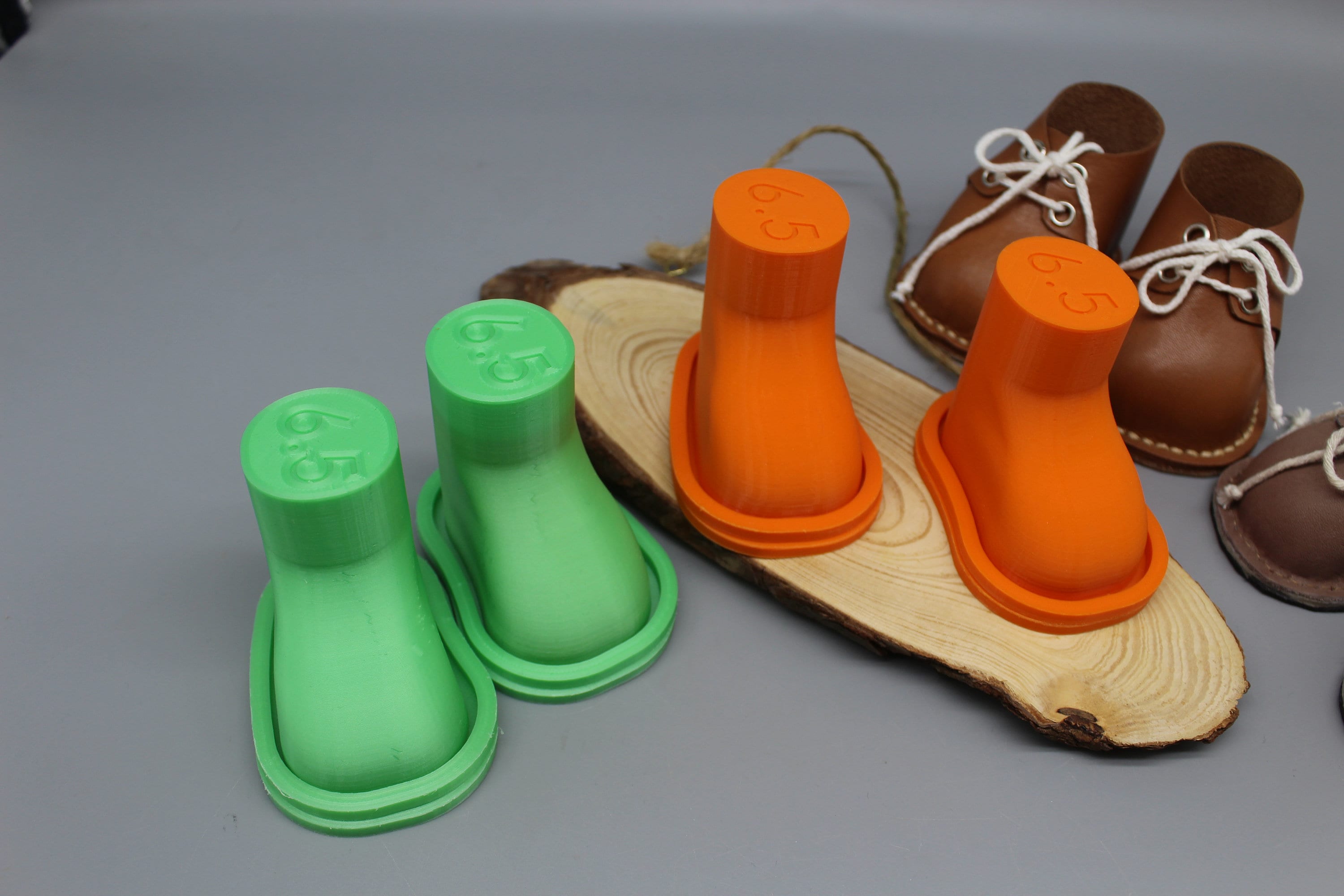 SET of 3D Printed 6.5cm. Shoe Mold for Dolls, Shoe Mold for Dolls ...