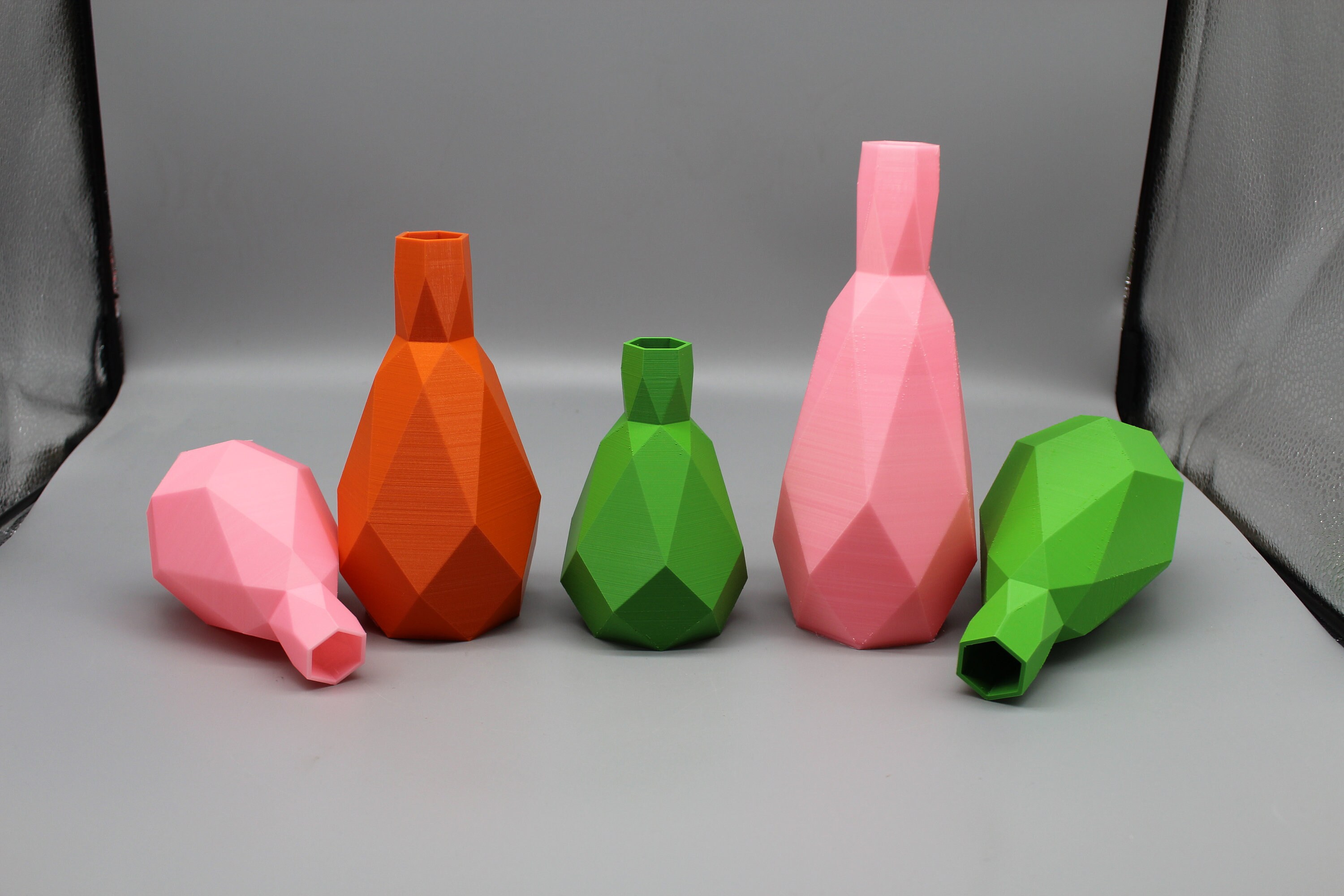 Vase 3D Printing STL Files Digital Instant Download. Three Sizes of ...