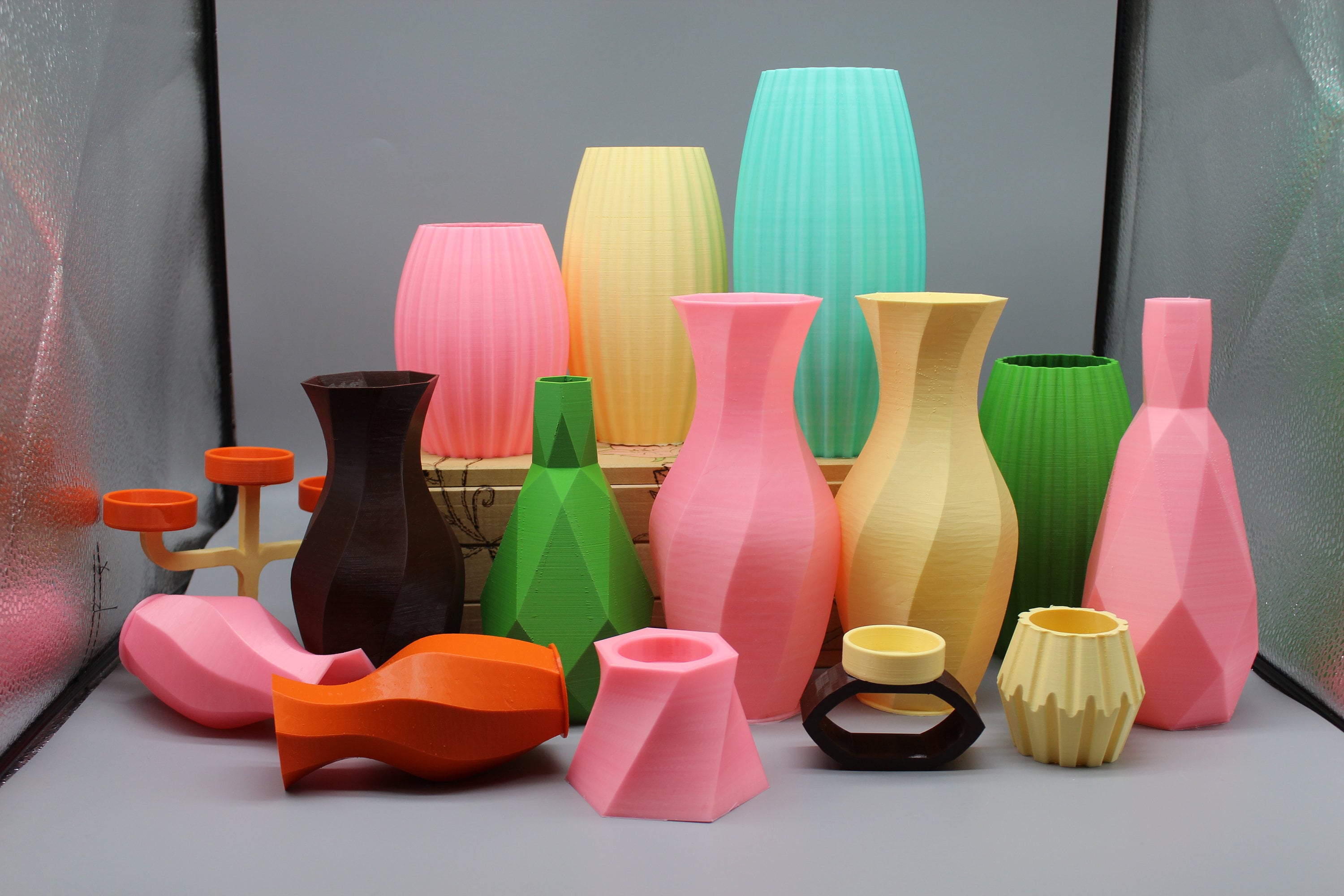 3D Printed Vases. PLA Eco Material. Vases for Flowers. 4.7inch, 6.3inch, 7.9inch. - Etsy