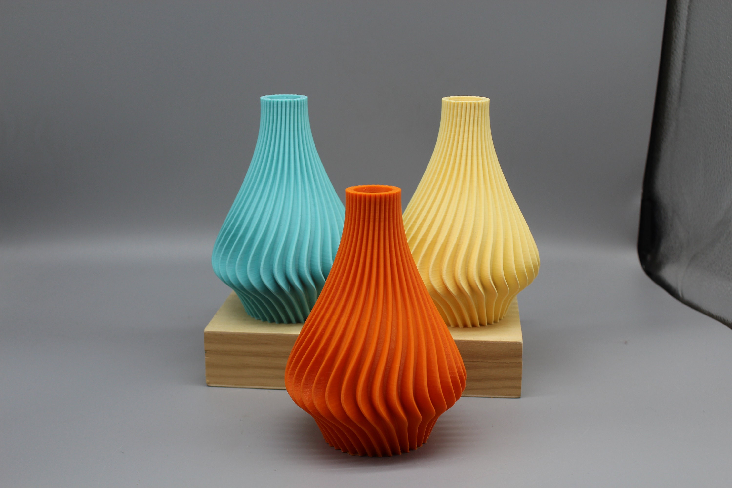 Vase. 3D Printed Vase for Dried Flowers. PLA Eco Material. 6 height. Home Decor.dried Flowers ...