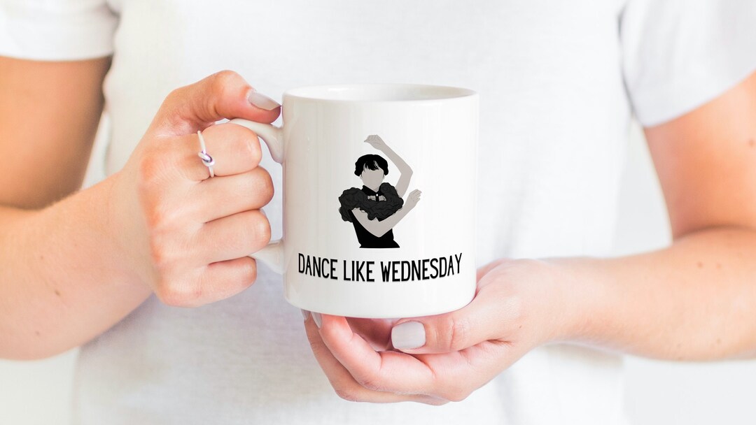 Wednesday Cup / Mercredi Addams Mug Netflix Dance - Etsy
