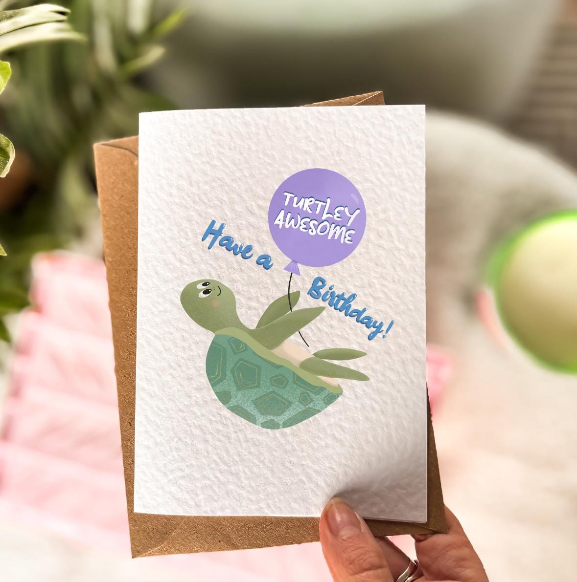 Turtle Birthday Card | Cute Funny Pun Cards | Birthday Wishes | Happy ...